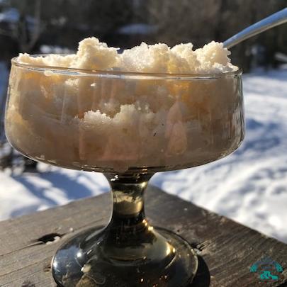 Creamy Edible Snow Cones